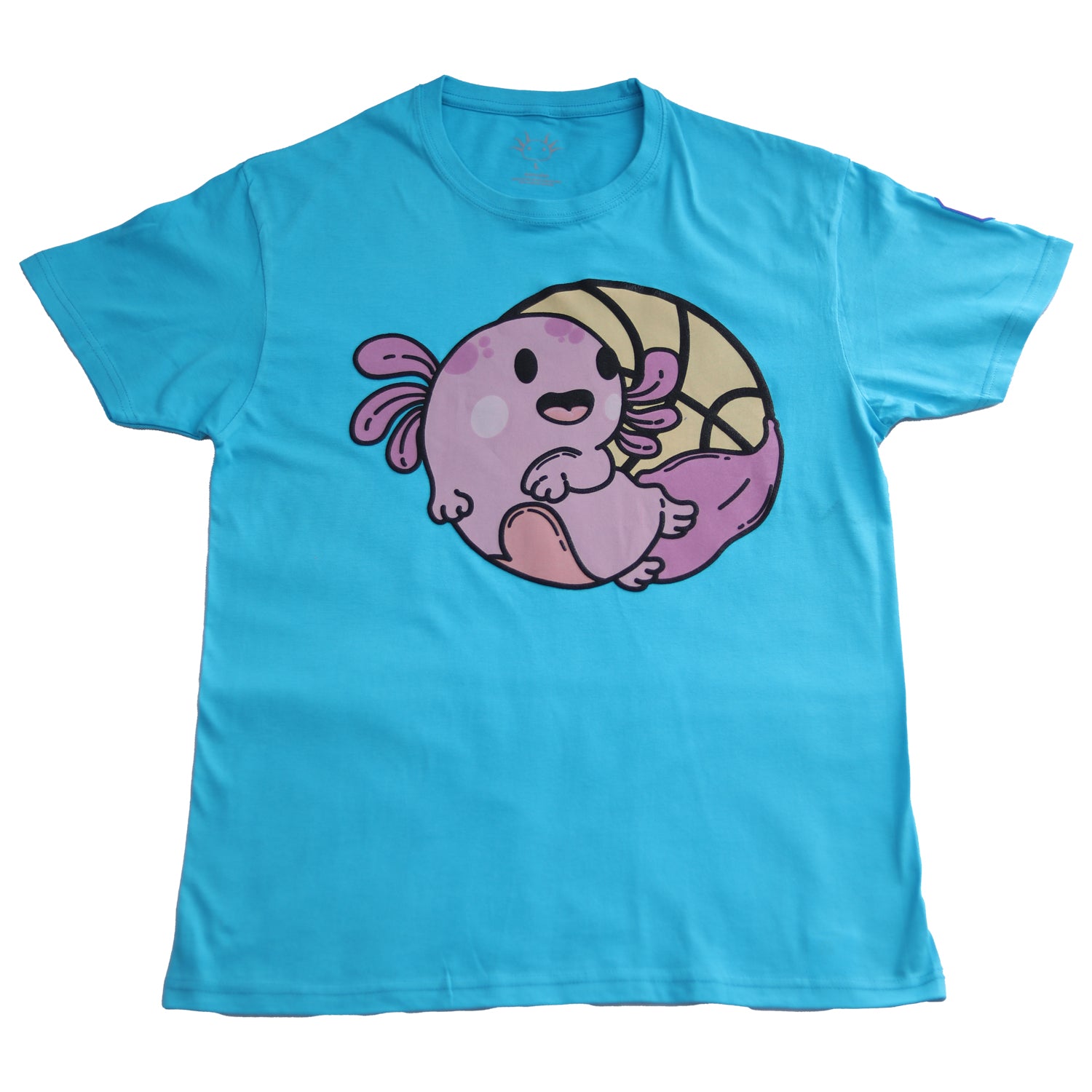 Playera Azul Turquesa con Ajolote – Tienda Capitanes